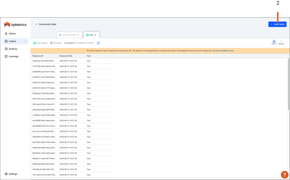 Add data via a CSV file