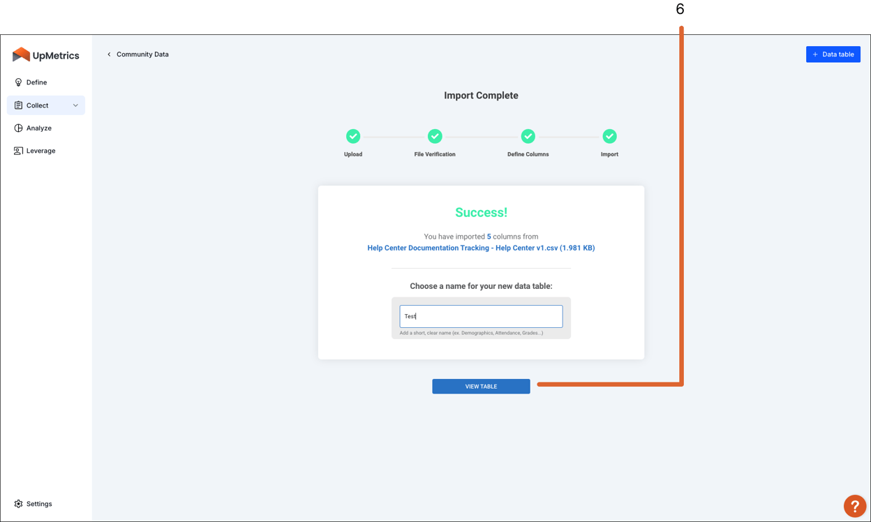 Add data via a CSV file