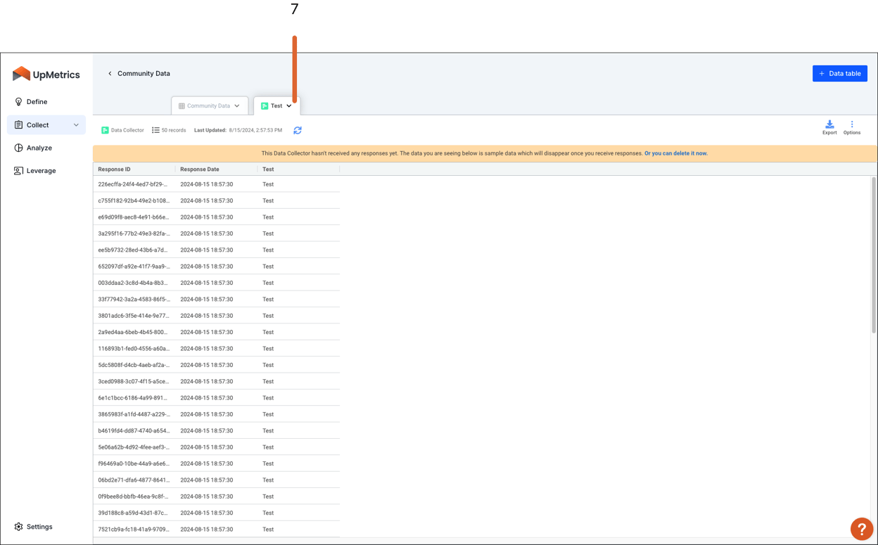 Add data via a CSV file
